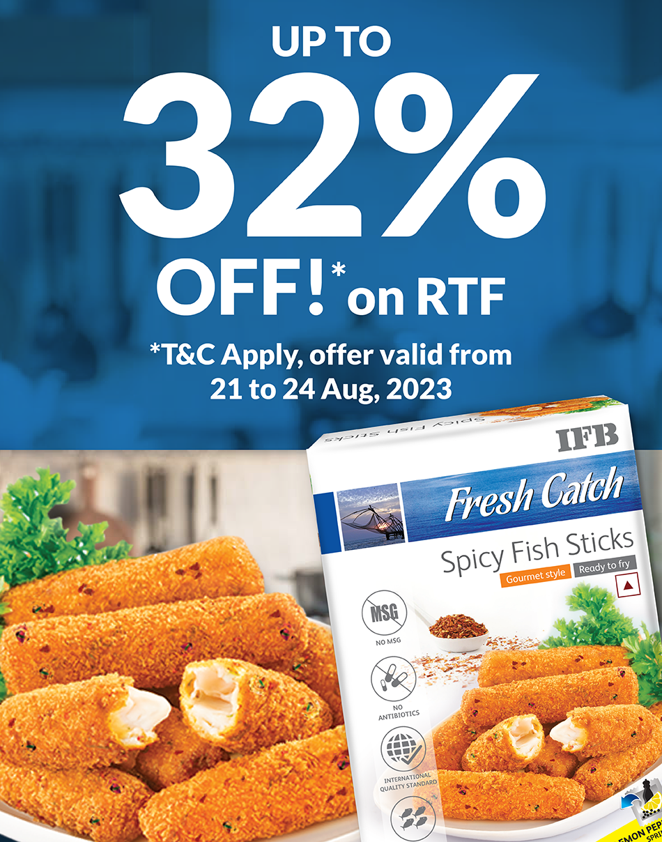 Buy Fish Finger 10 pieces / 200 g - Ready to Fry Snacks