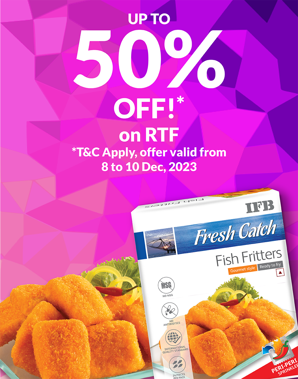 Buy Fish Poppers 300 g / 17 -19 pieces - Ready to Fry Snacks