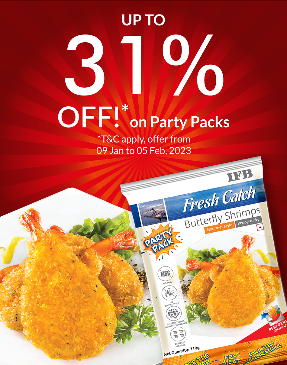 Fish Poppers - 1 Kg Party Pack